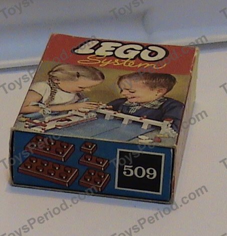 LEGO 509 38 Slimbricks Assorted Sizes Set Parts List