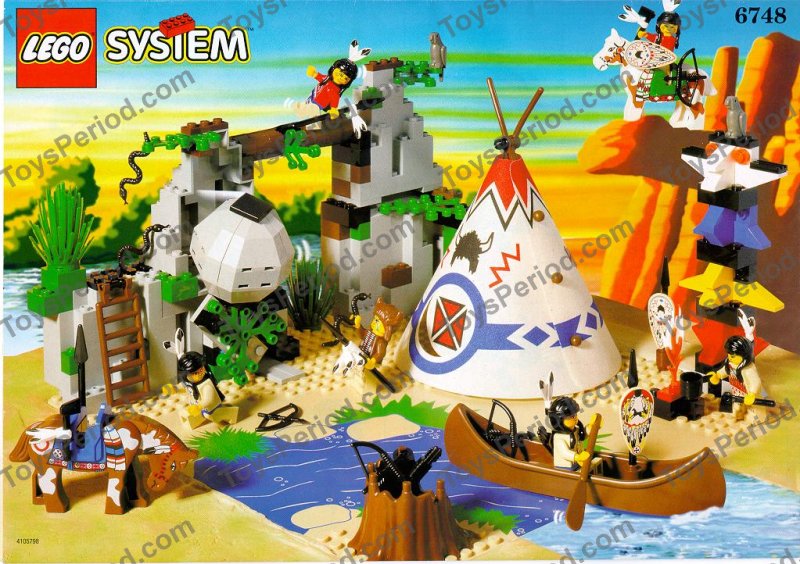LEGO 6748 Boulder Cliff Canyon Instructions and Parts List