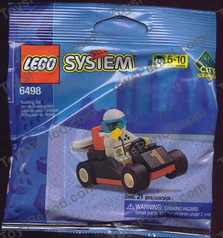 LEGO 6498 Go-Kart Instructions and Parts List