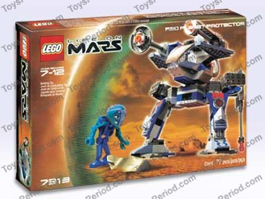 LEGO 7313 Red Planet Protector Instructions and Parts List