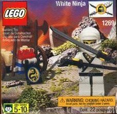 LEGO 1269 White Ninja Instructions and Parts List