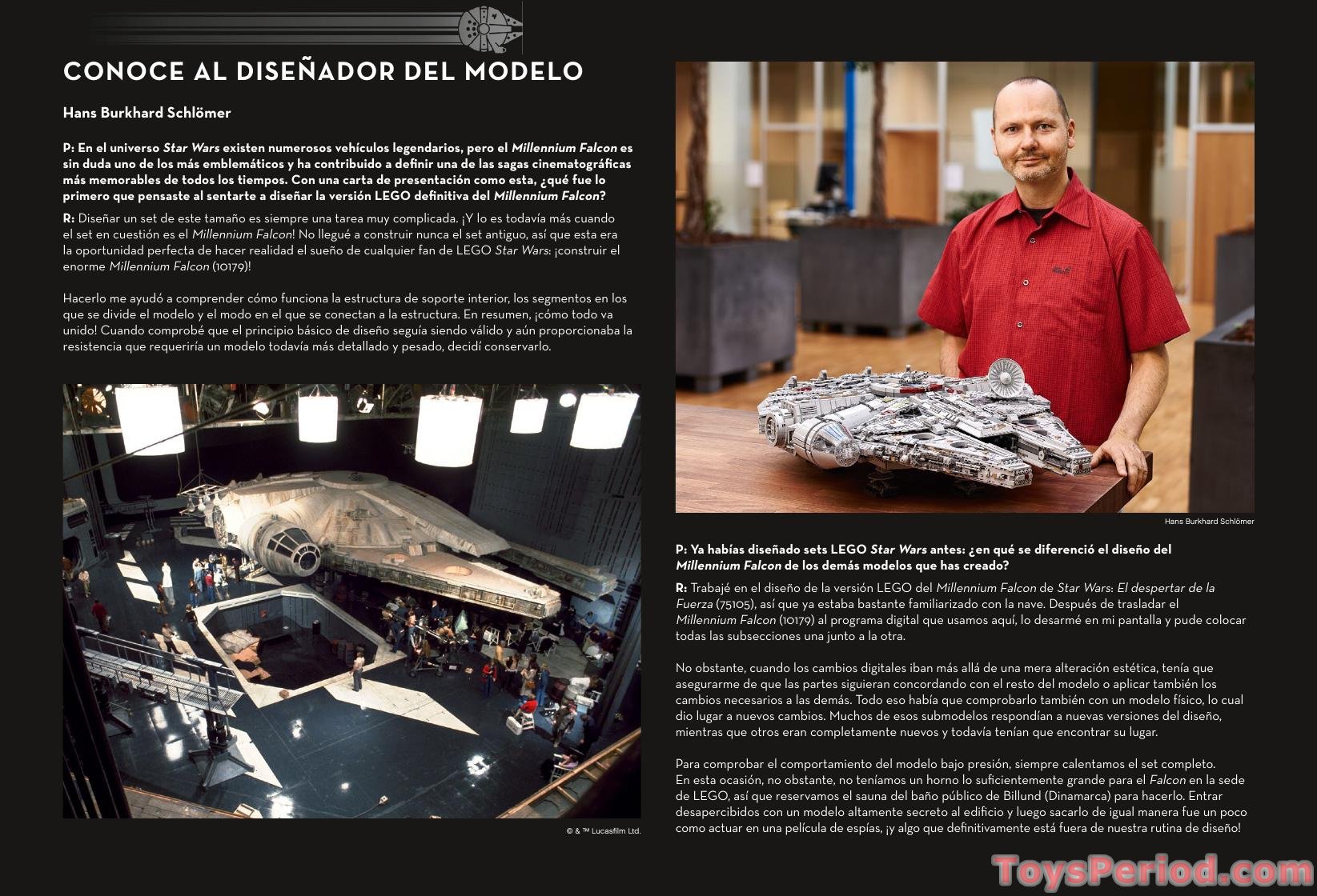 LEGO 75192 Millennium Falcon Instructions and Parts List