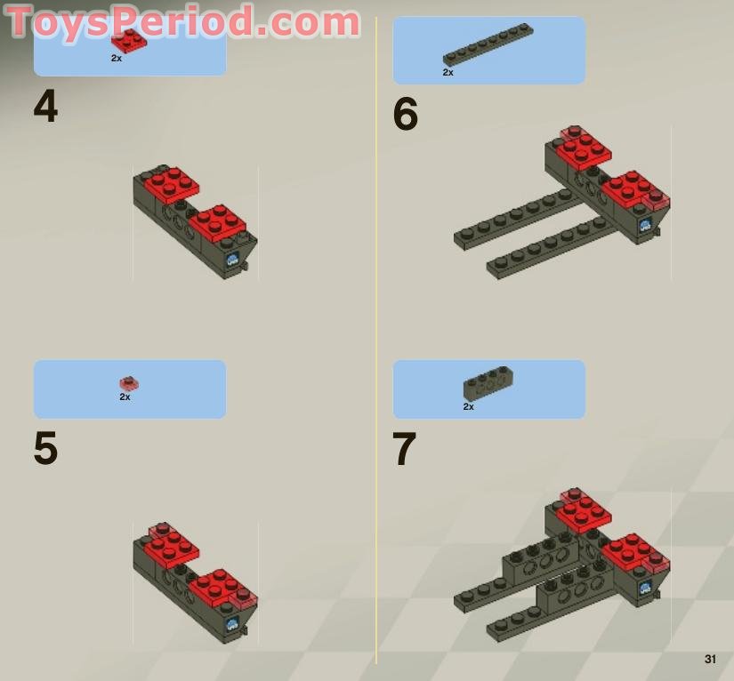 LEGO 8898 Wreckage Road Instructions and Parts List