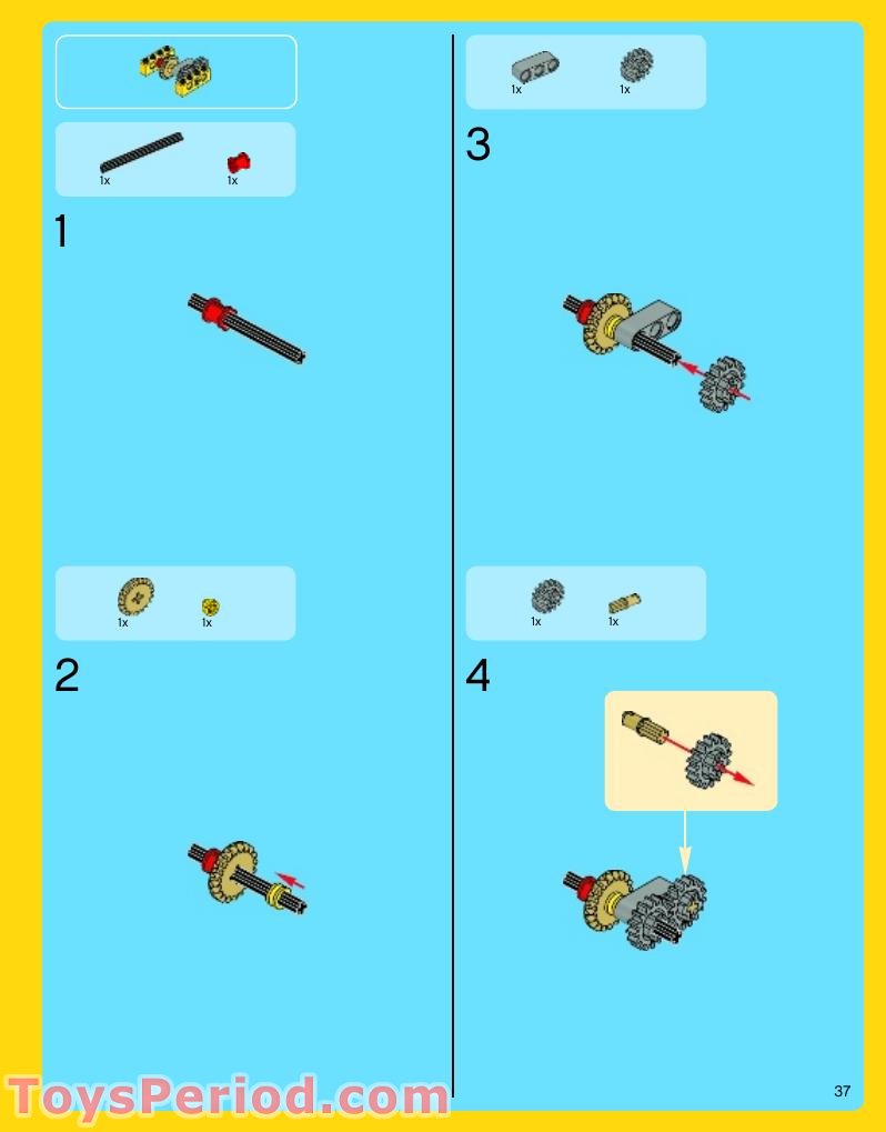 LEGO 31011 Aviation Adventures Instructions and Parts List