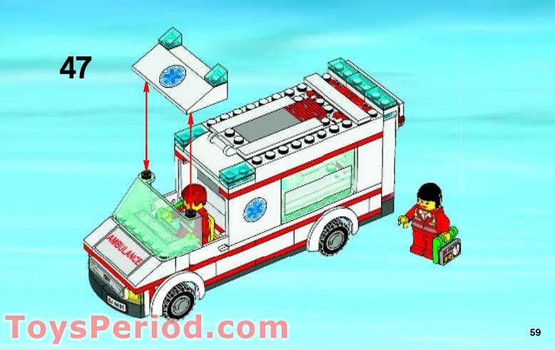 LEGO 4431 Ambulance Instructions and Parts List