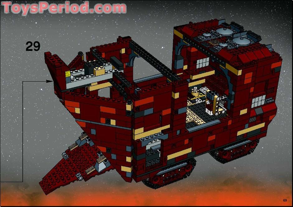 LEGO 10144 Sandcrawler Instructions and Parts List