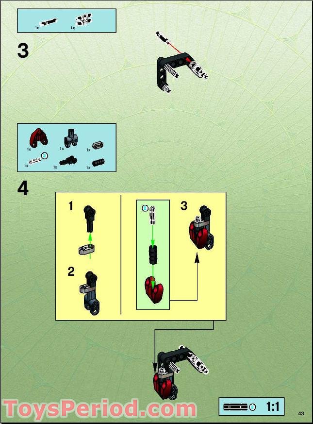 LEGO 10203 Voporak Instructions and Parts List