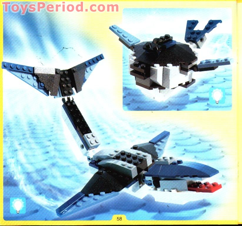 LEGO 4506 Deep Sea Predators Instructions and Parts List