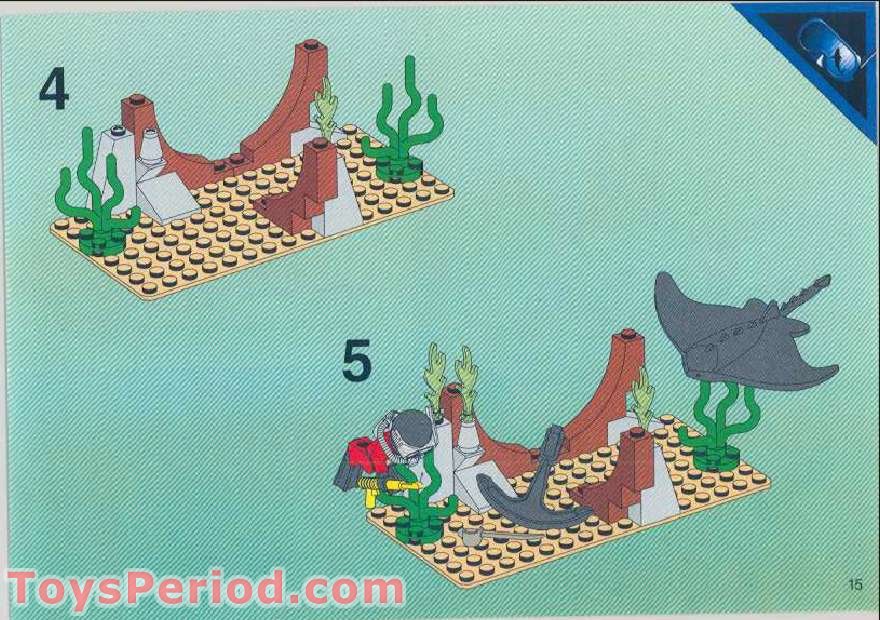LEGO 6557 Treasure Hunters Instructions and Parts List