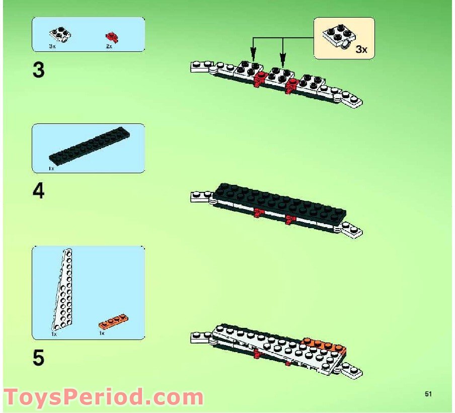 LEGO 7647 MX-41 Switch Fighter Instructions and Parts List