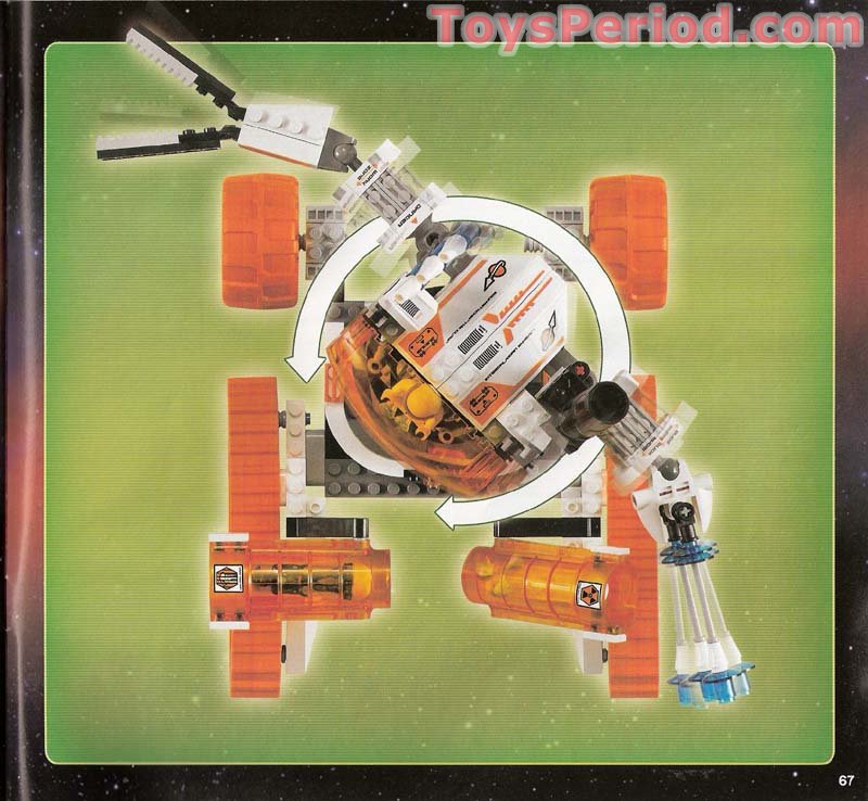 LEGO 7697 MT-51 Claw-Tank Ambush Instructions and Parts List