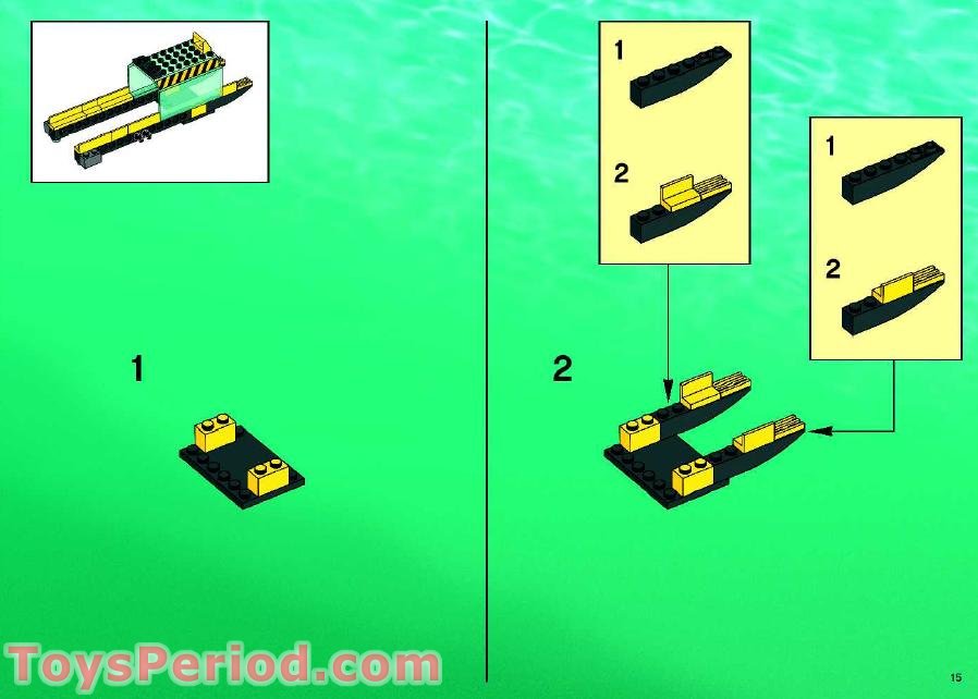 LEGO 7775 Aquabase Invasion Instructions and Parts List