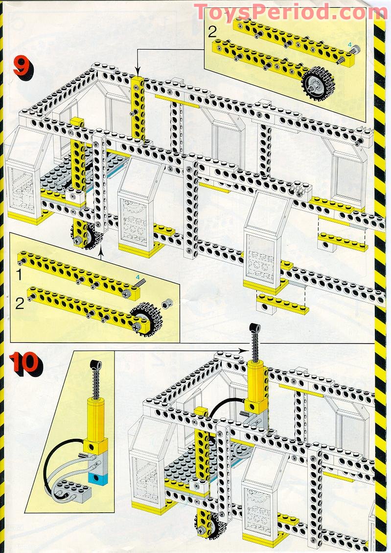 LEGO 8680 Arctic Rescue Base Instructions and Parts List