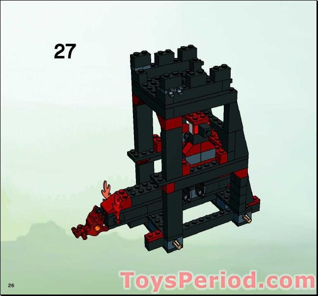 LEGO 8800 Vladek's Siege Engine Instructions and Parts List
