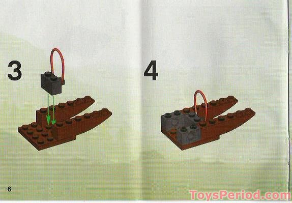 LEGO 8873 Fireball Catapult Instructions and Parts List