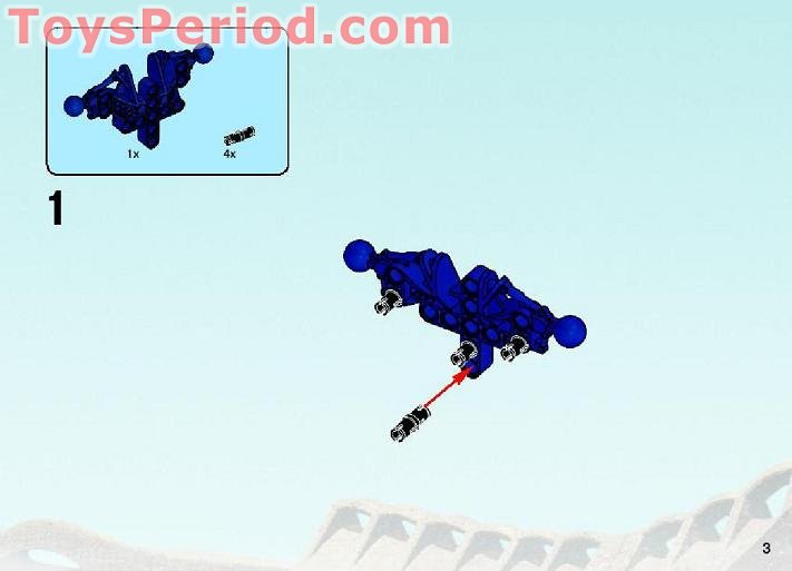 LEGO 8988 Gelu Instructions and Parts List