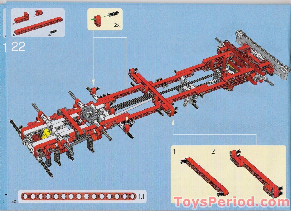 LEGO 8285 Tow Truck Instructions and Parts List