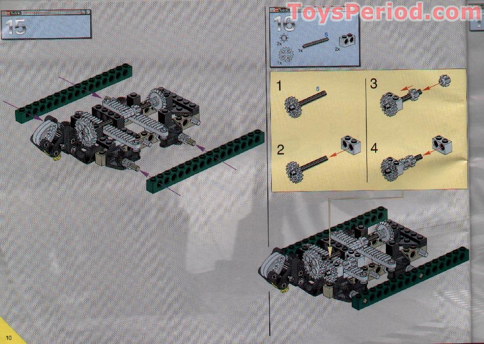 LEGO 8446 Monster Crane Truck Instructions and Parts List