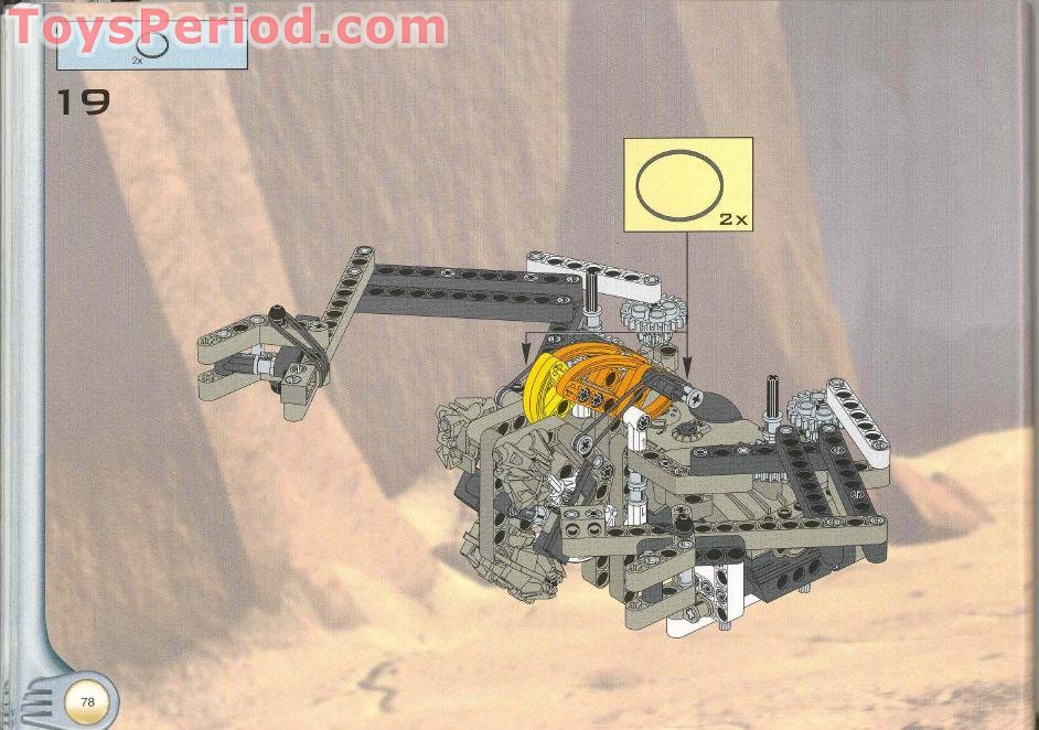 LEGO 8539 Manas Instructions and Parts List