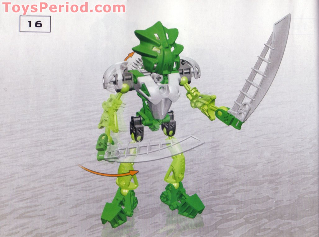 LEGO 8567 Lewa Nuva Instructions and Parts List