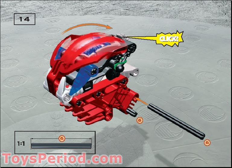 LEGO 8563 Tahnok Instructions and Parts List