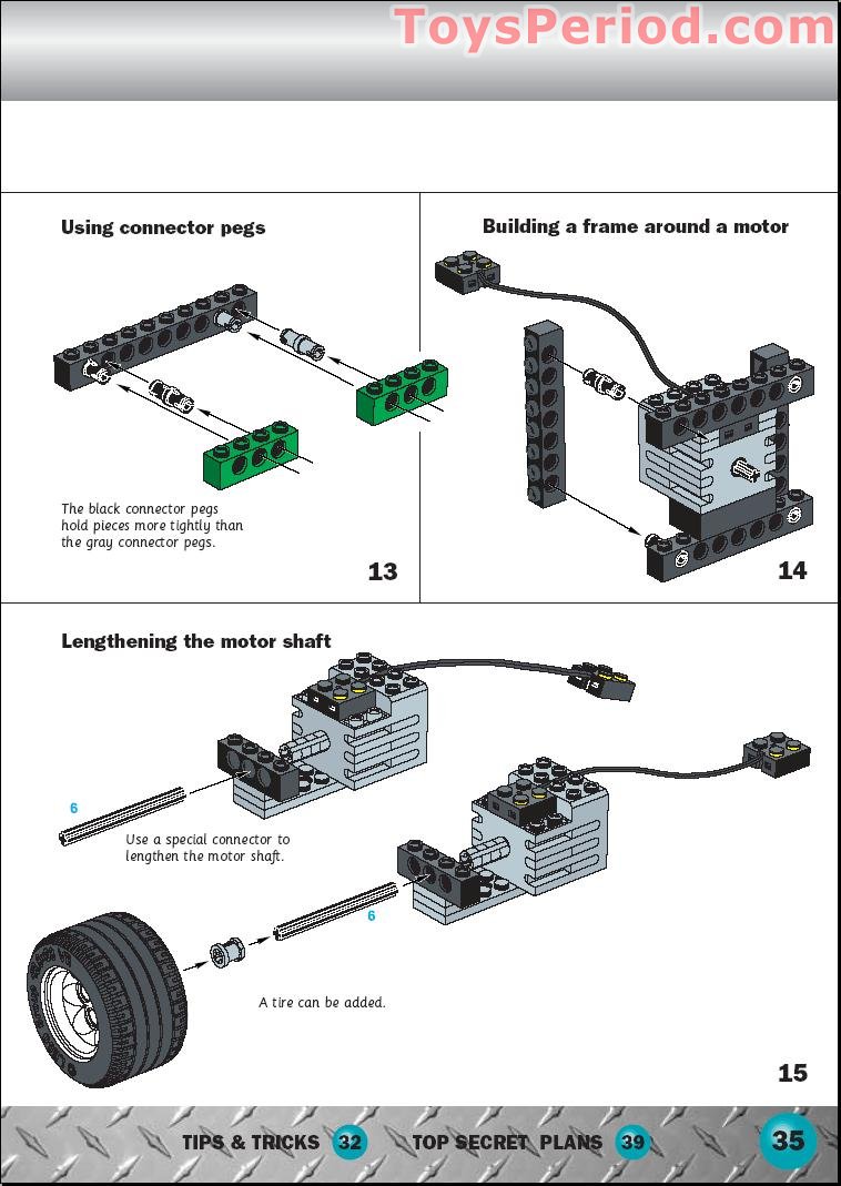 LEGO 9719 Robotics Invention System, Version 1.0 Instructions and Parts ...