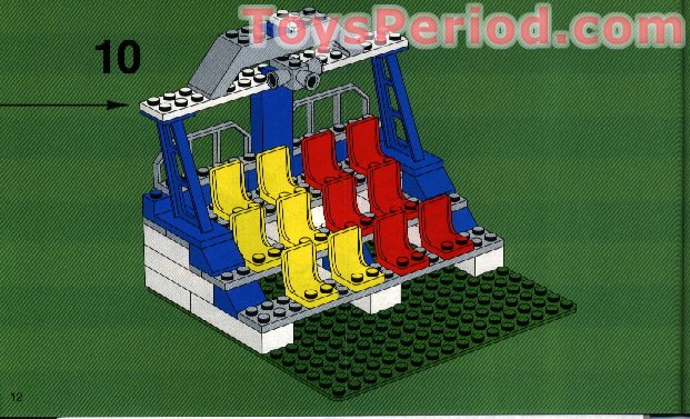 LEGO 3308 Shell Promotional Soccer Set - Tribune Instructions and Parts ...