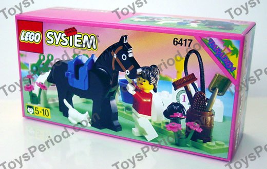 LEGO 6417 Show Jumping Event Instructions and Parts List