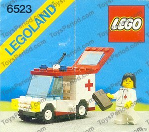 LEGO 6523 Red Cross Instructions and Parts List