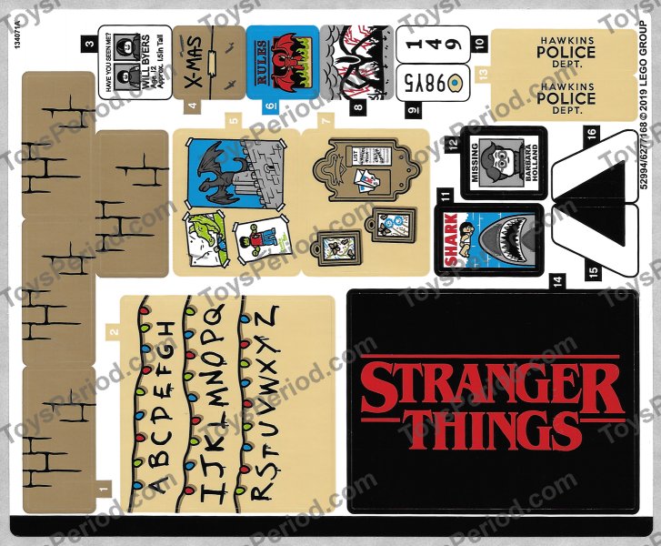 LEGO Sets with Part 75810stk01 Sticker Sheet for Set 75810 - Sheet 1 ...