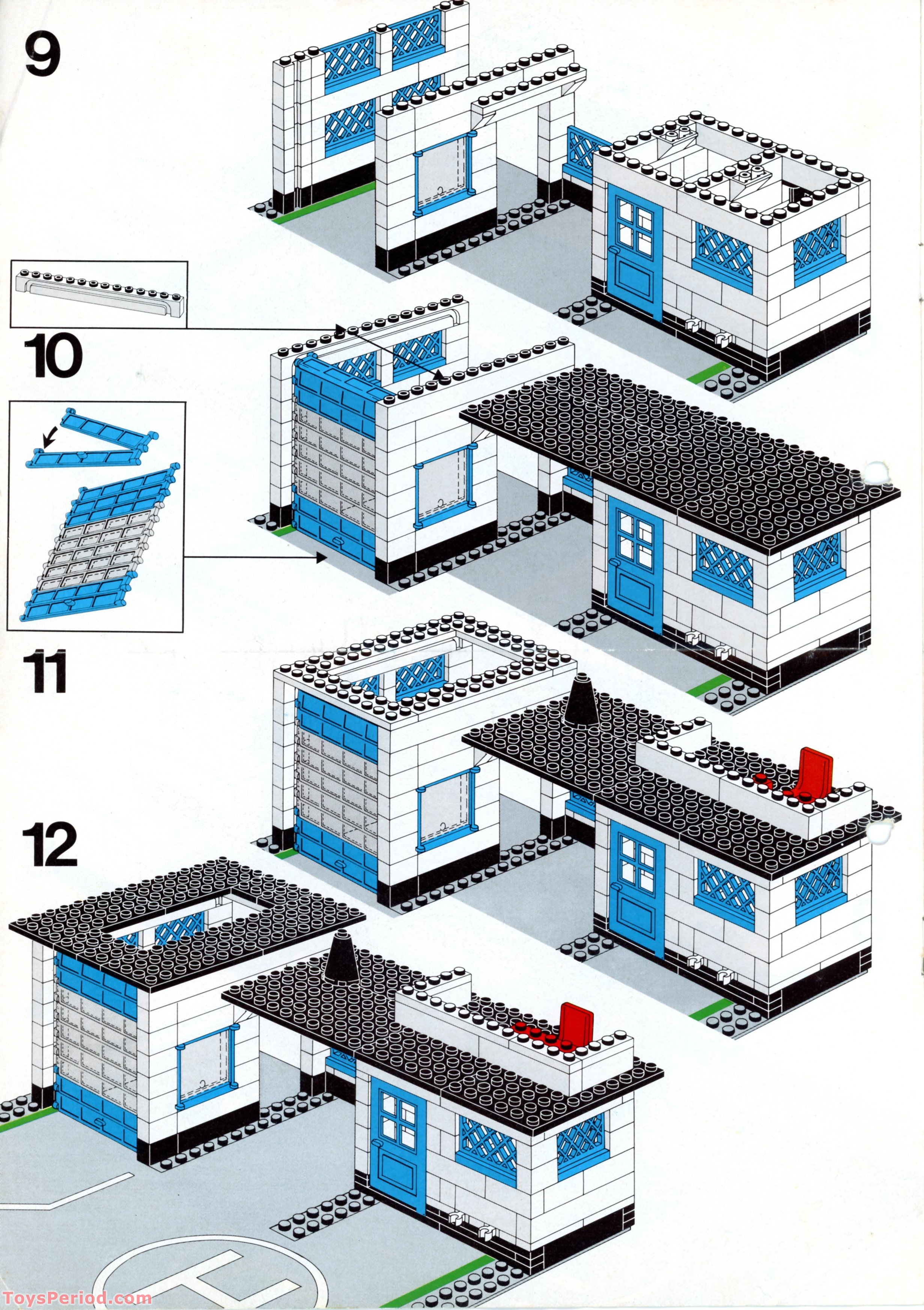 LEGO 6384 Police Station Instructions and Parts List