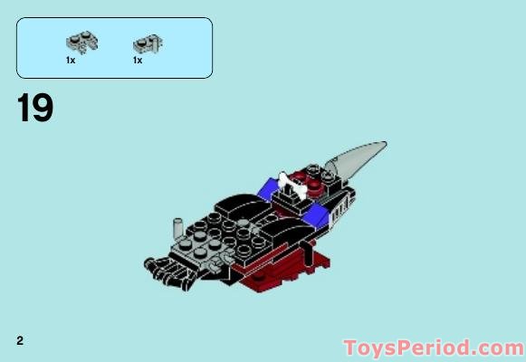 LEGO 70000 Razcal's Glider Instructions and Parts List
