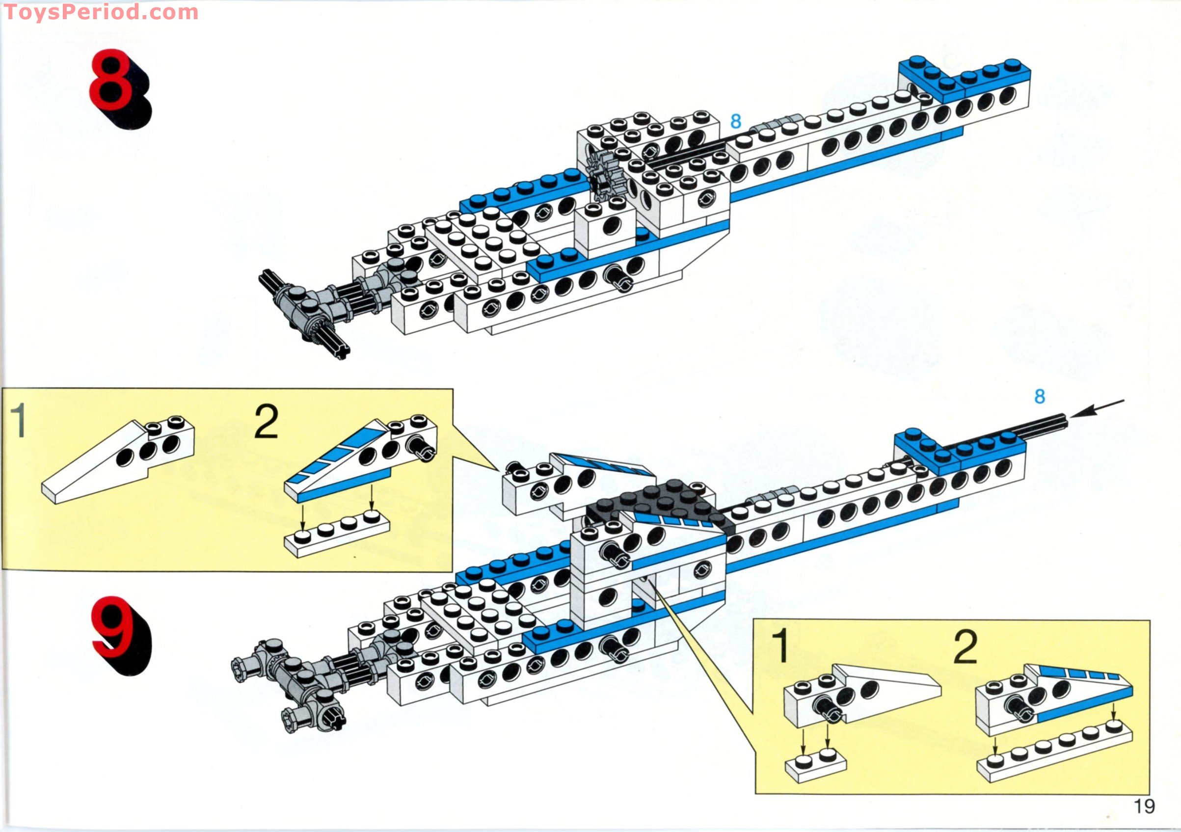 LEGO 8824 Hovercraft Instructions and Parts List