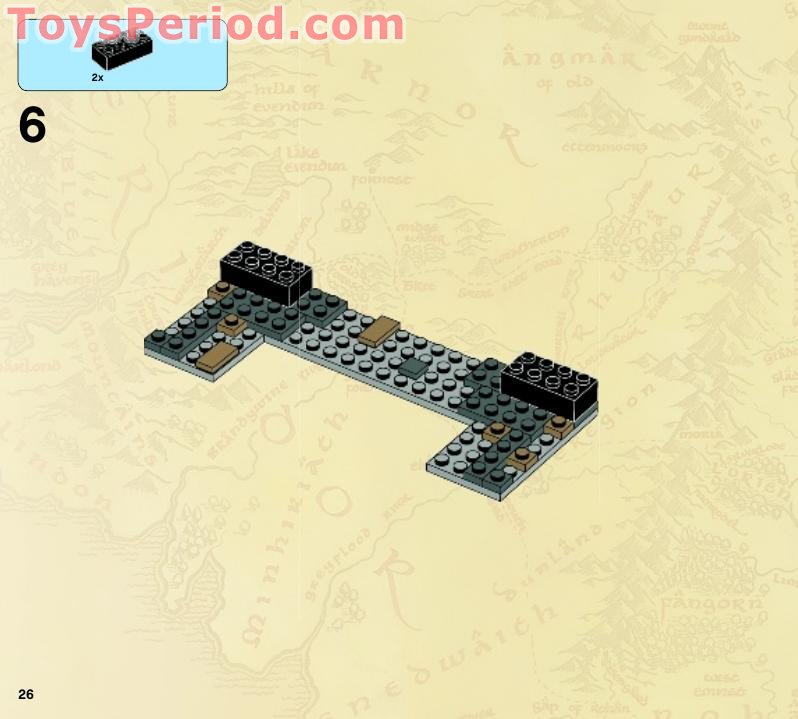 LEGO 9473 The Mines of Moria Instructions and Parts List