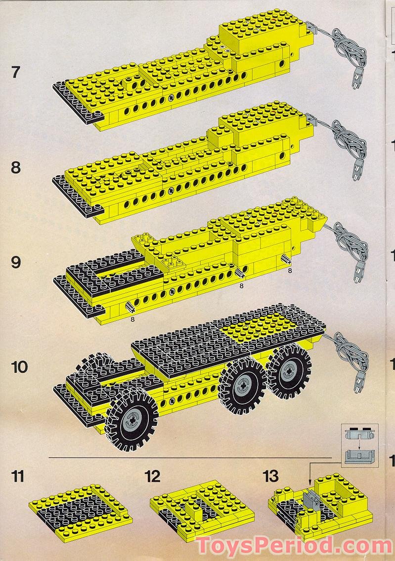 LEGO 744 Universal Building Set Instructions and Parts List