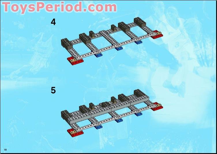 LEGO 3433 NBA Ultimate Arena Instructions and Parts List