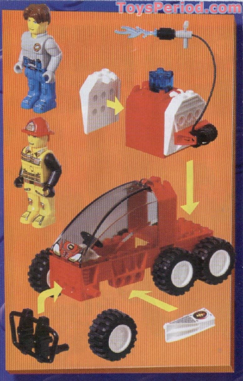 LEGO 4605 Fire Response Suv Instructions and Parts List