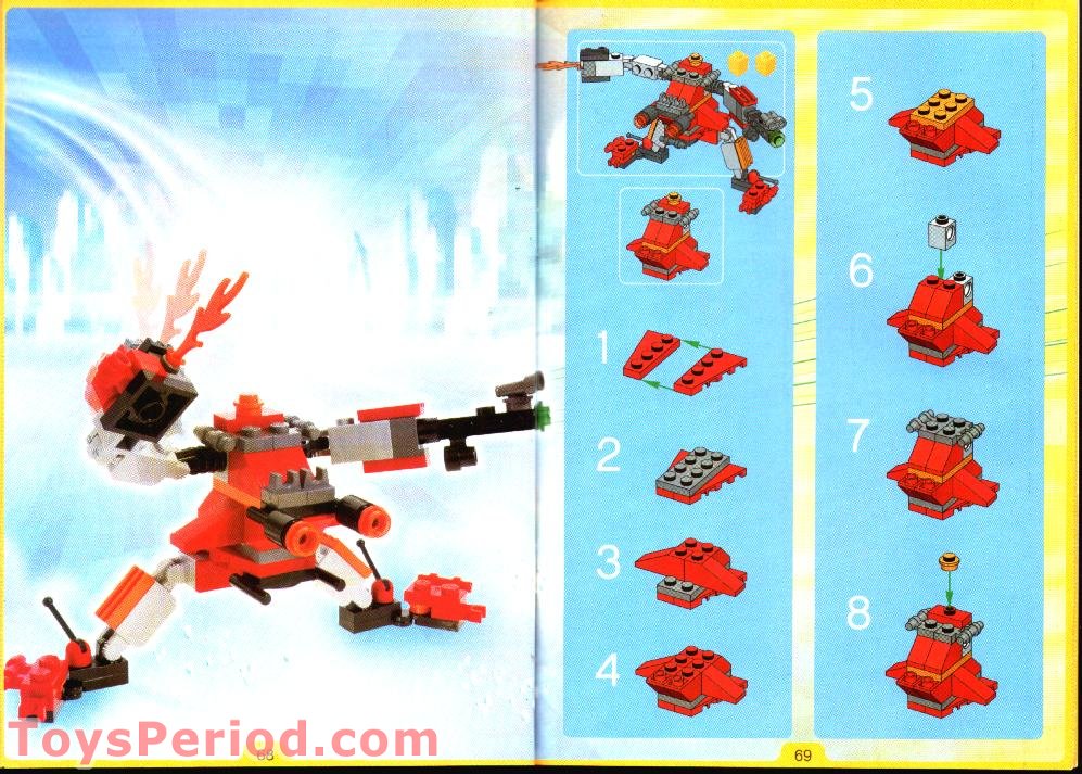 LEGO 4097 Mini Robots Instructions and Parts List