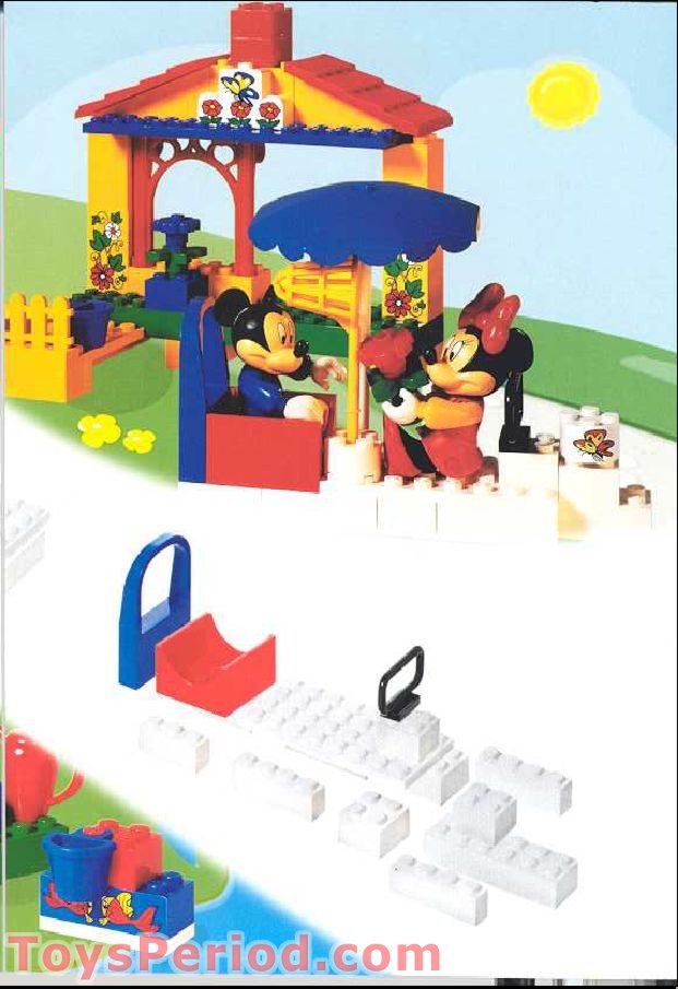 LEGO 4165 Minnie's Birthday Party Instructions and Parts List