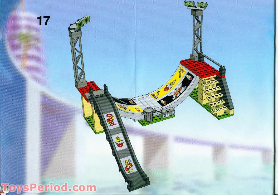 LEGO 6738 Skateboard Challenge Instructions and Parts List