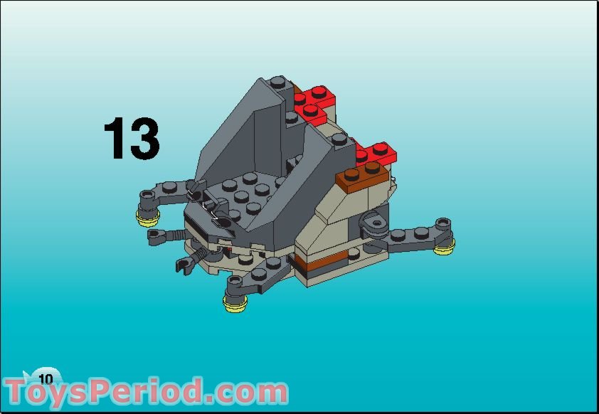 LEGO 6140 Crab - Sea Creeper Instructions and Parts List