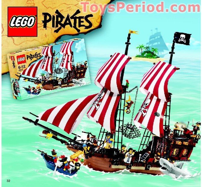 LEGO 6242 Soldiers' Fort Instructions and Parts List