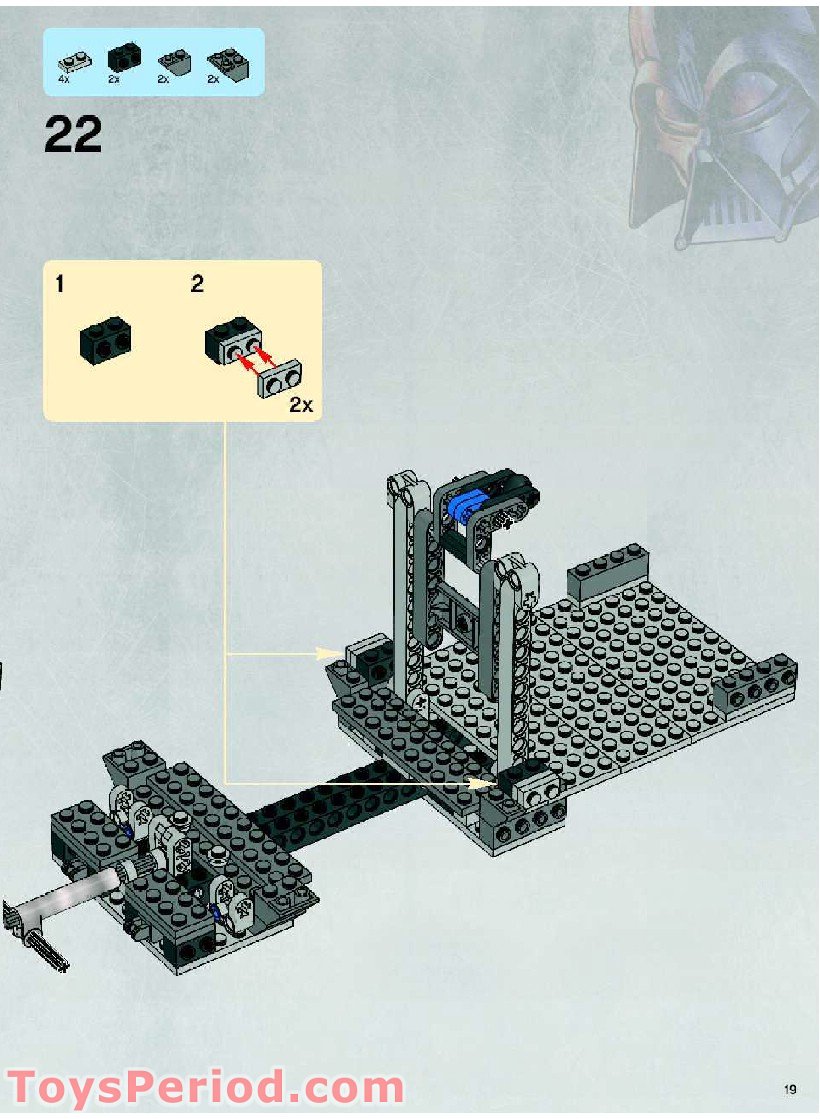 LEGO 7680 The Twilight Instructions and Parts List