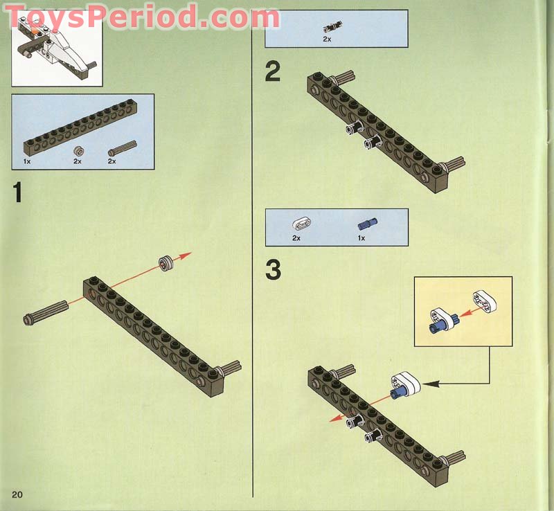 LEGO 7697 MT-51 Claw-Tank Ambush Instructions and Parts List