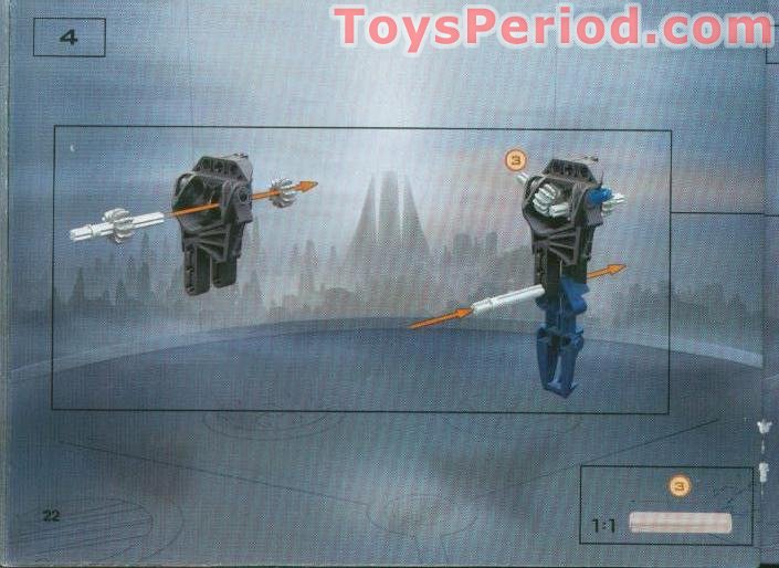 LEGO 8602 Toa Nokama Instructions and Parts List