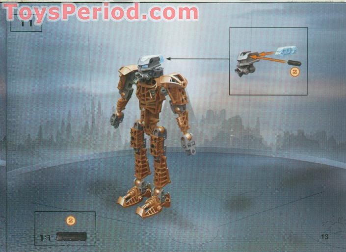 LEGO 8604 Toa Onewa Instructions and Parts List