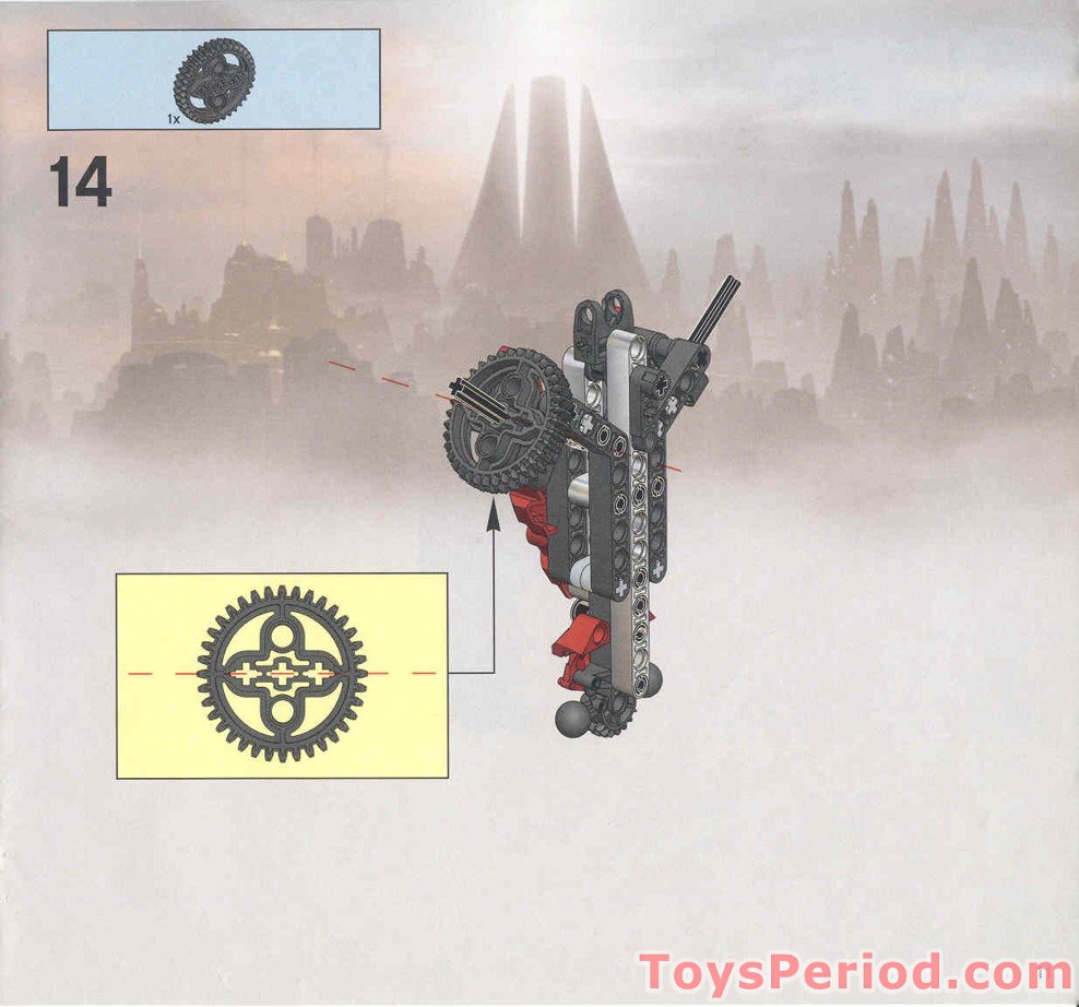 LEGO 8756 Sidorak Instructions and Parts List