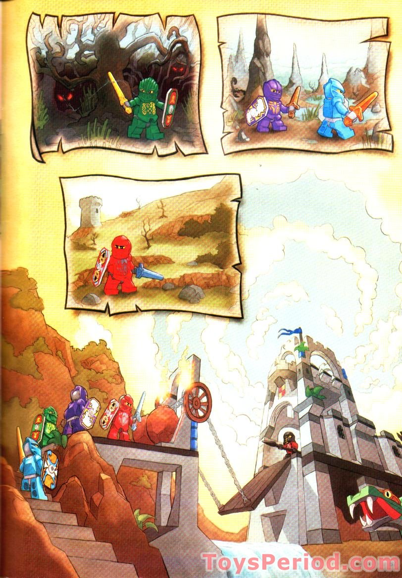 LEGO 8780 Citadel of Orlan Instructions and Parts List