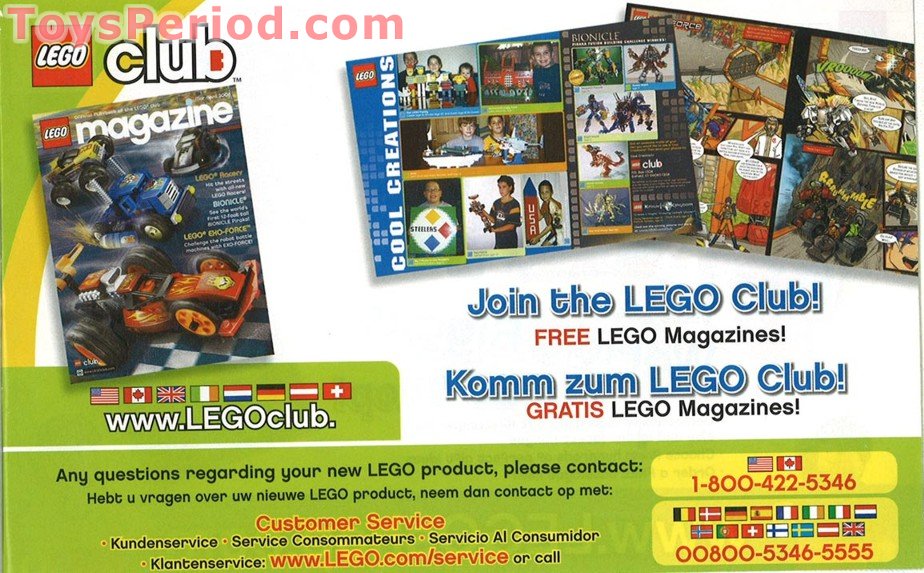 LEGO 8136 Fire Crusher Instructions and Parts List