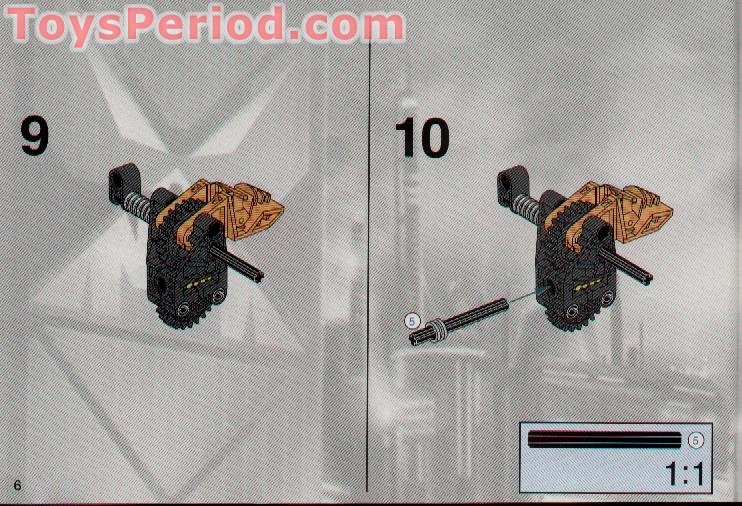 LEGO 8521 Flare Slizer Instructions and Parts List